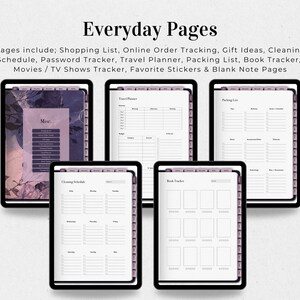 2025 Digital Planner for Goodnotes, Ipad, Notability, All-in-one Dated ...