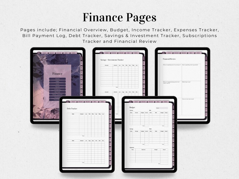 2025 Digital Planner for Goodnotes, Ipad, Notability, All-in-one Dated ...