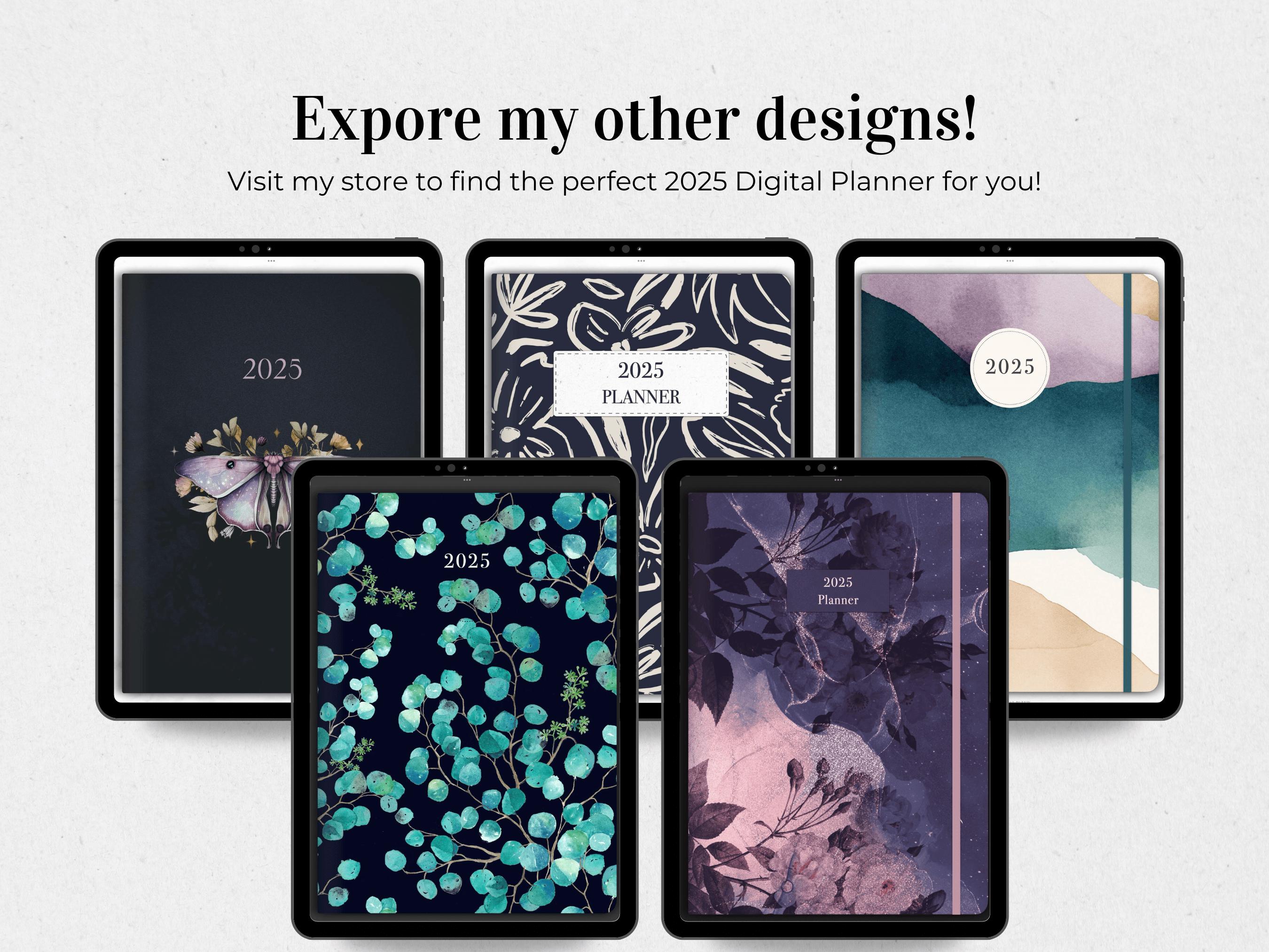 2025 Digital Planner Goodnotes, Dated Planner, Digital Calendar, Daily ...