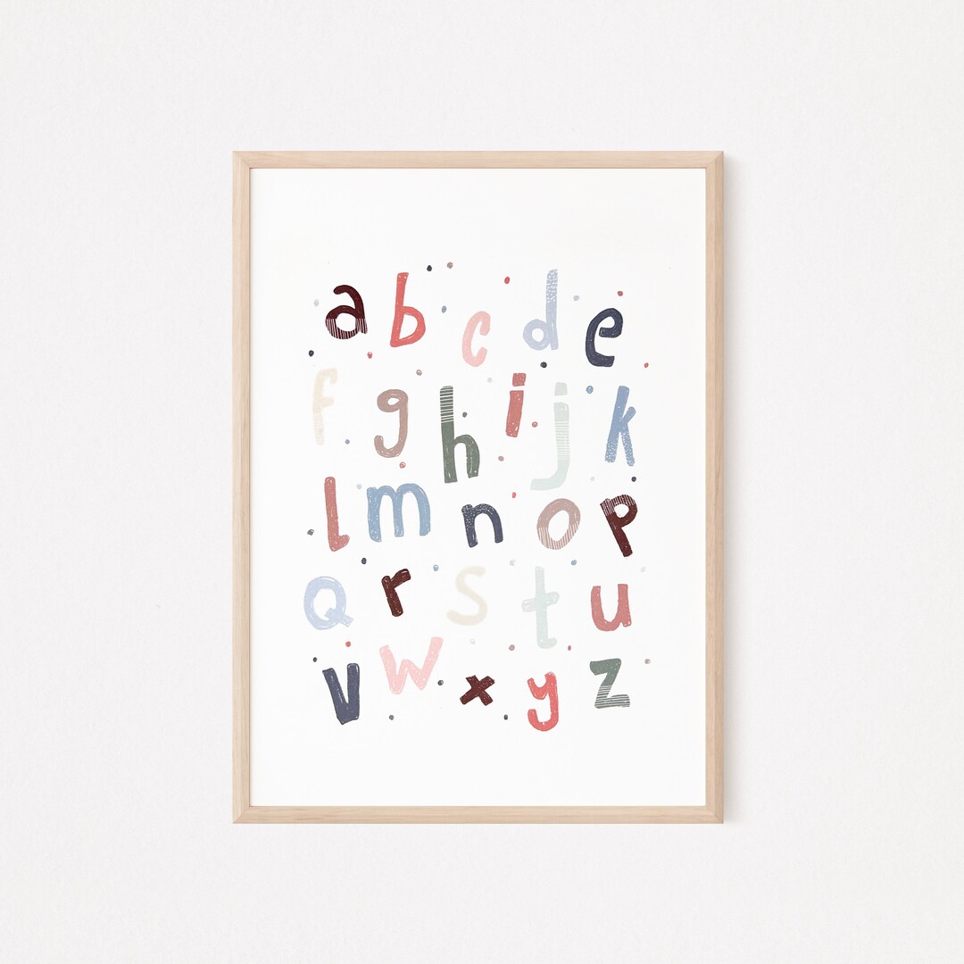 ABC Back-to-school Posters Alphabet Posters A3 & A4 Posters - Etsy