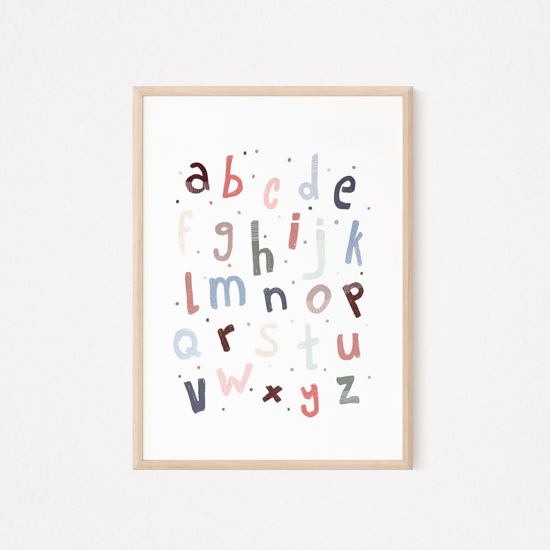 ABC Back-to-school Posters Alphabet Posters A3 & A4 Posters - Etsy