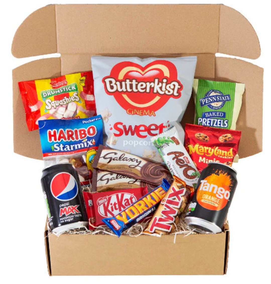 British Customisable Snack Box, Personalisable, Birthday, Gifts, UK ...
