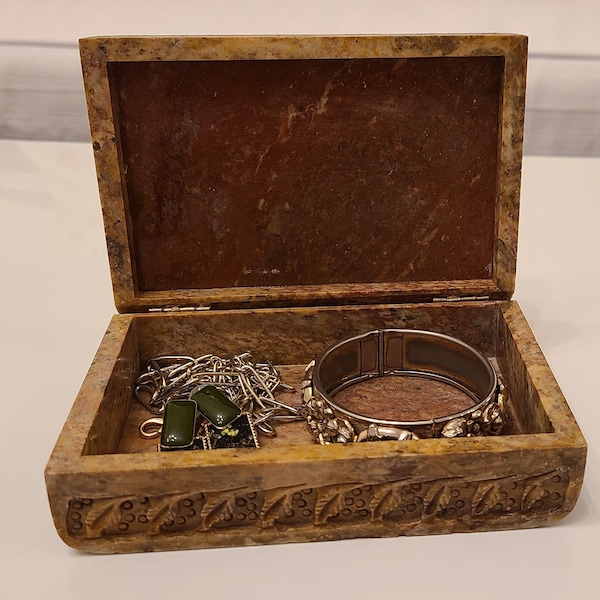 Soapstone Box - Etsy