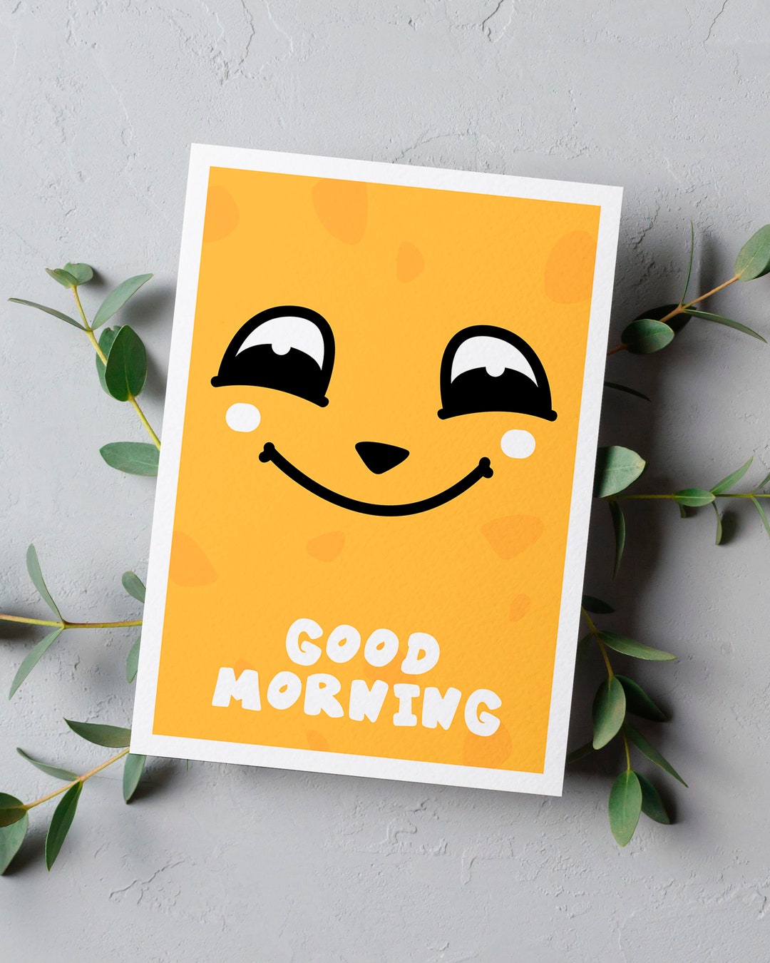 Greeting Card. Good Morning. Birthday Card. Funny Gift Card. Food Card ...