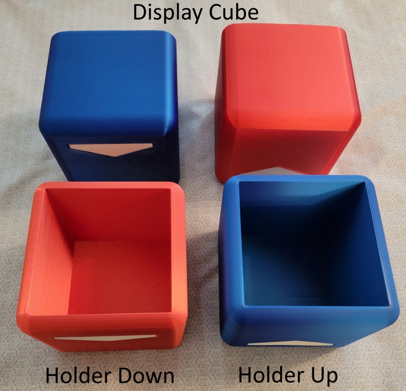 Beat Saber inspired 4 Inch Cube Block for Display or - Etsy
