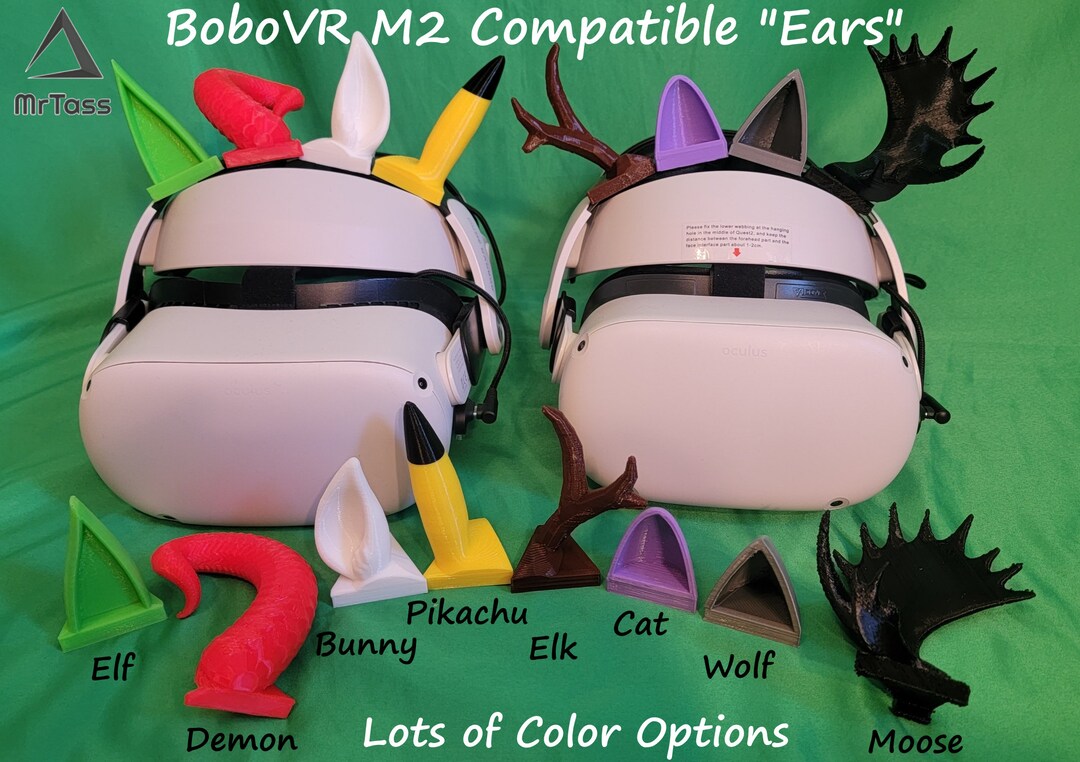 Headset Acc Cat Wolf Devil Bunny Elk Moose Elf - Etsy
