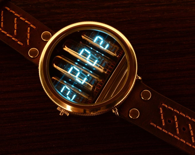 TITANIUM VFD Nixie Wristwatch Space Watch 3D Accelerometer - Etsy