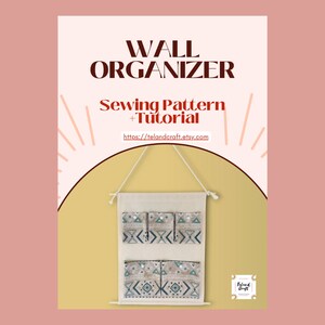 Hanging Wall Organizer PDF Sewing Pattern - Instant Download - up to 10 ...