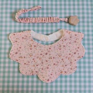 Scalloped Bib and Pacifier Clip Sewing Pattern Bundle - Baby Shower ...