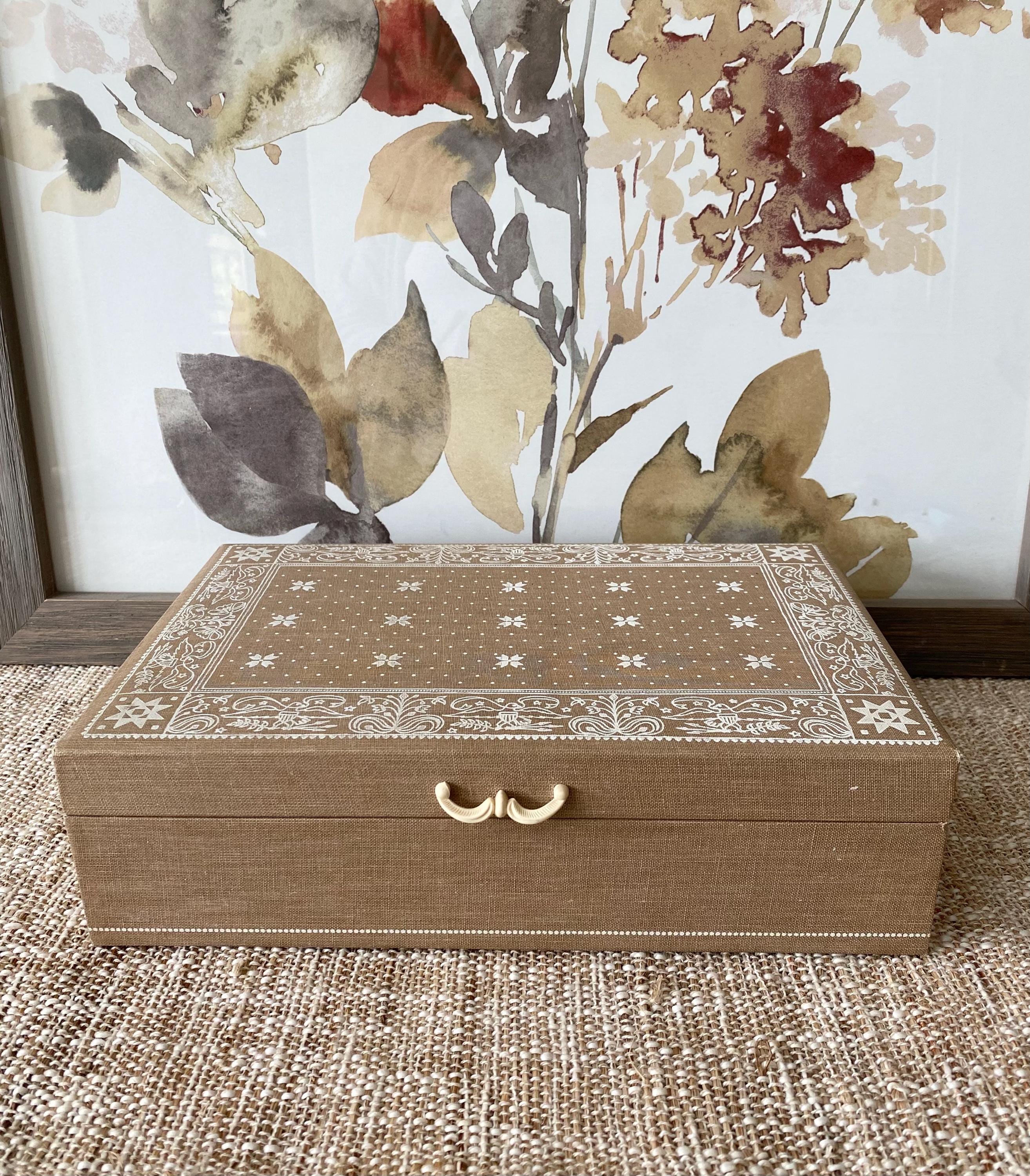 Vintage MELE 2 Tiered Jewelry Box - Etsy