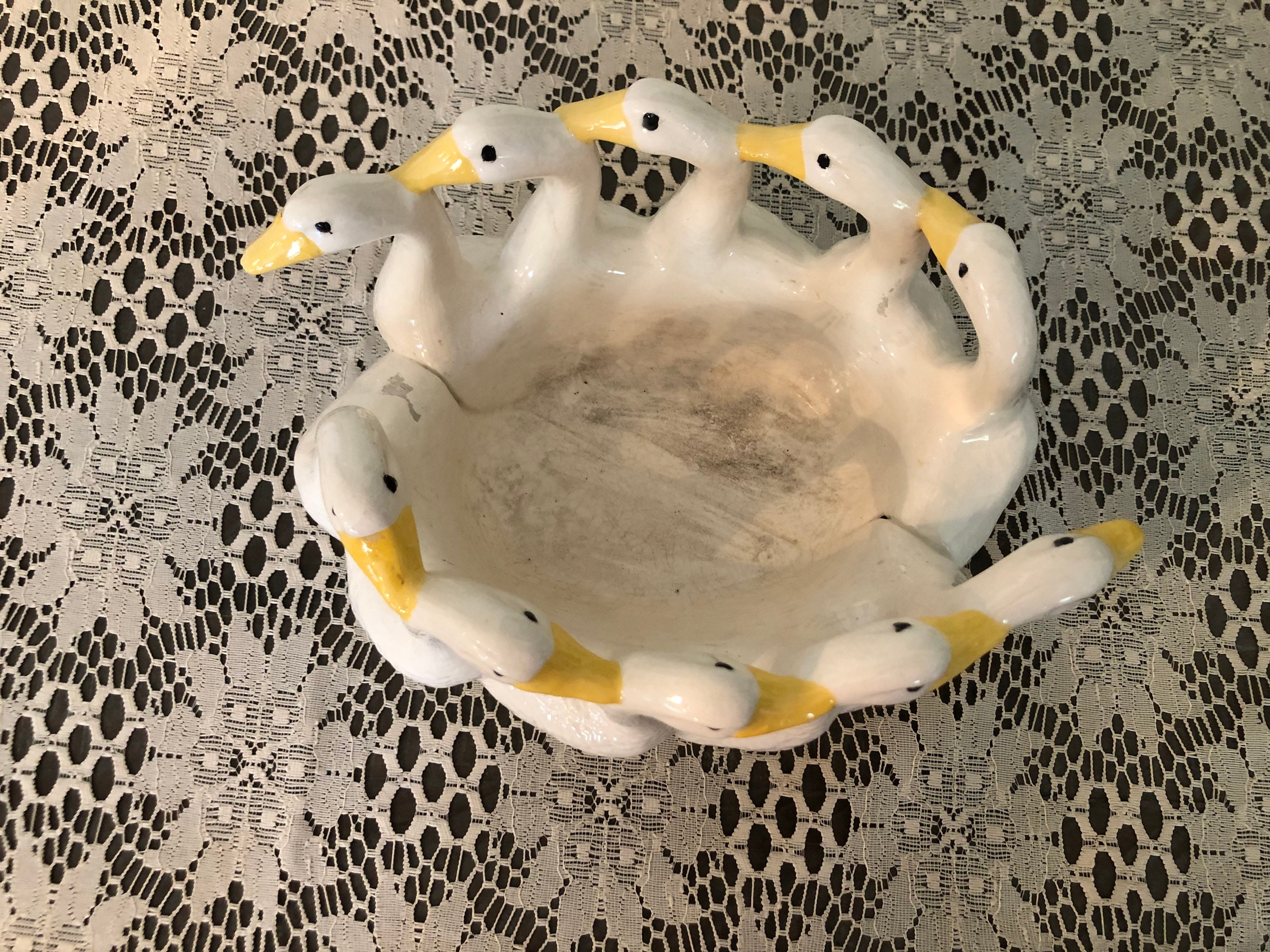 Vintage 1980’s Holland Mold Ring of Geese Centerpiece - Etsy