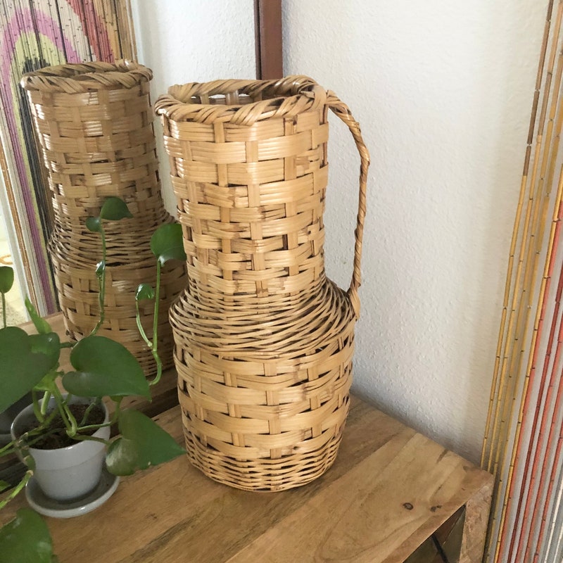 Wicker Jug - Etsy