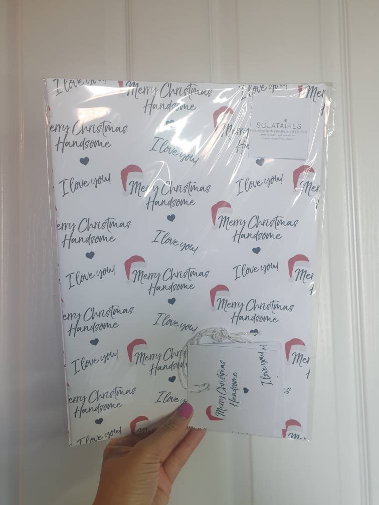 Merry Christmas Handsome Card for Boyfriend UK, Simple Luxury Greeting ...