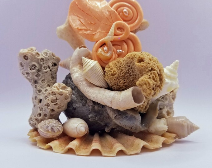 Seashell Tree 13” Seashell Art Tree, Christmas Gift, Shell Art, Ocean ...