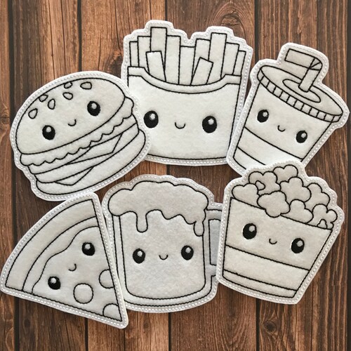 Pocket Monster Flat Colouring Dolls Digital Embroidery Design - Etsy