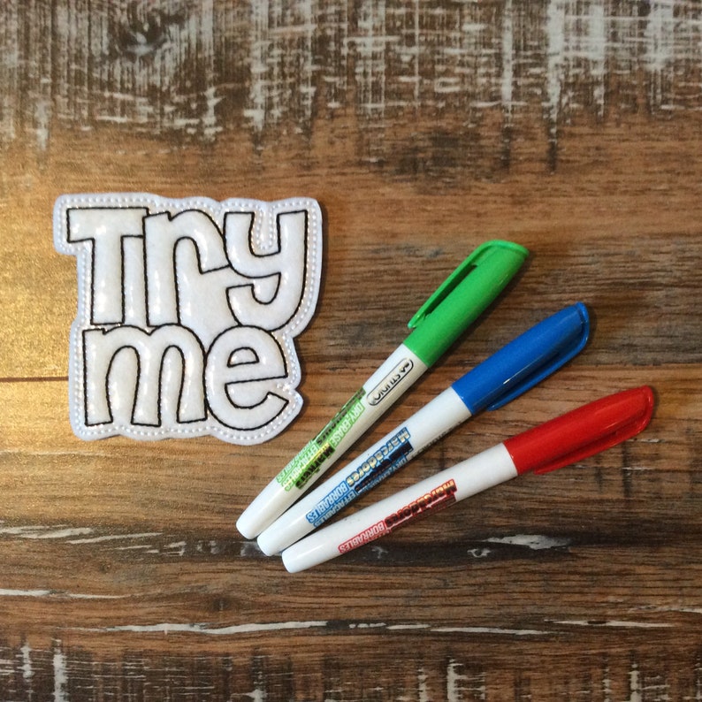 Try Me Flat Colouring Dolls Digital Embroidery Design - Etsy