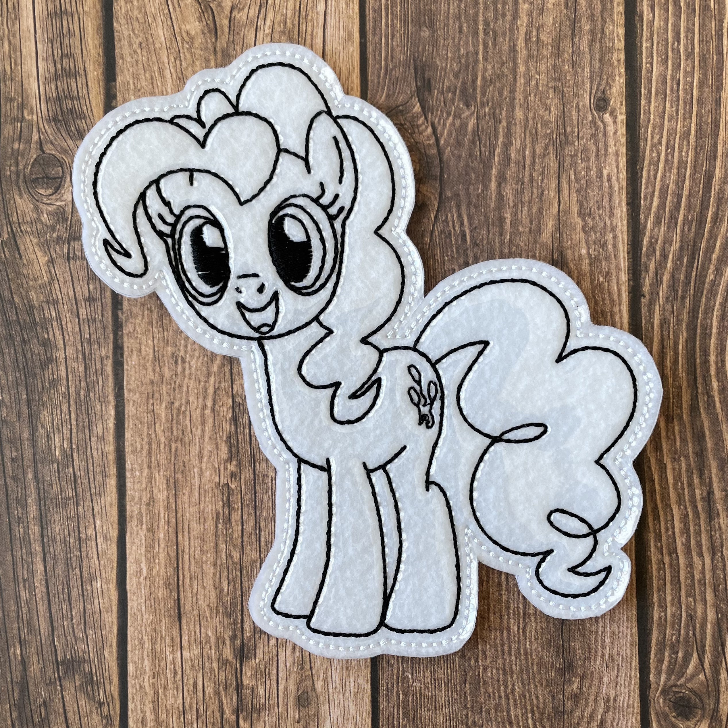 MLP Ponies Flat Colouring Dolls Digital Embroidery Design - Etsy