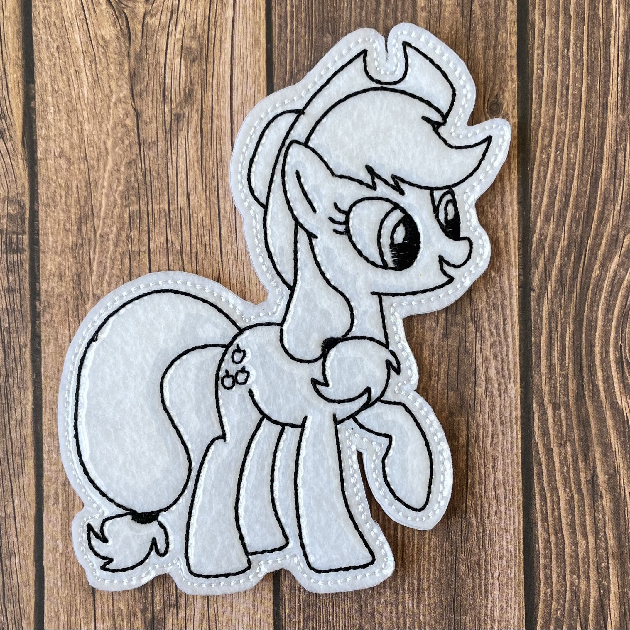 MLP Ponies Flat Colouring Dolls Digital Embroidery Design | Etsy