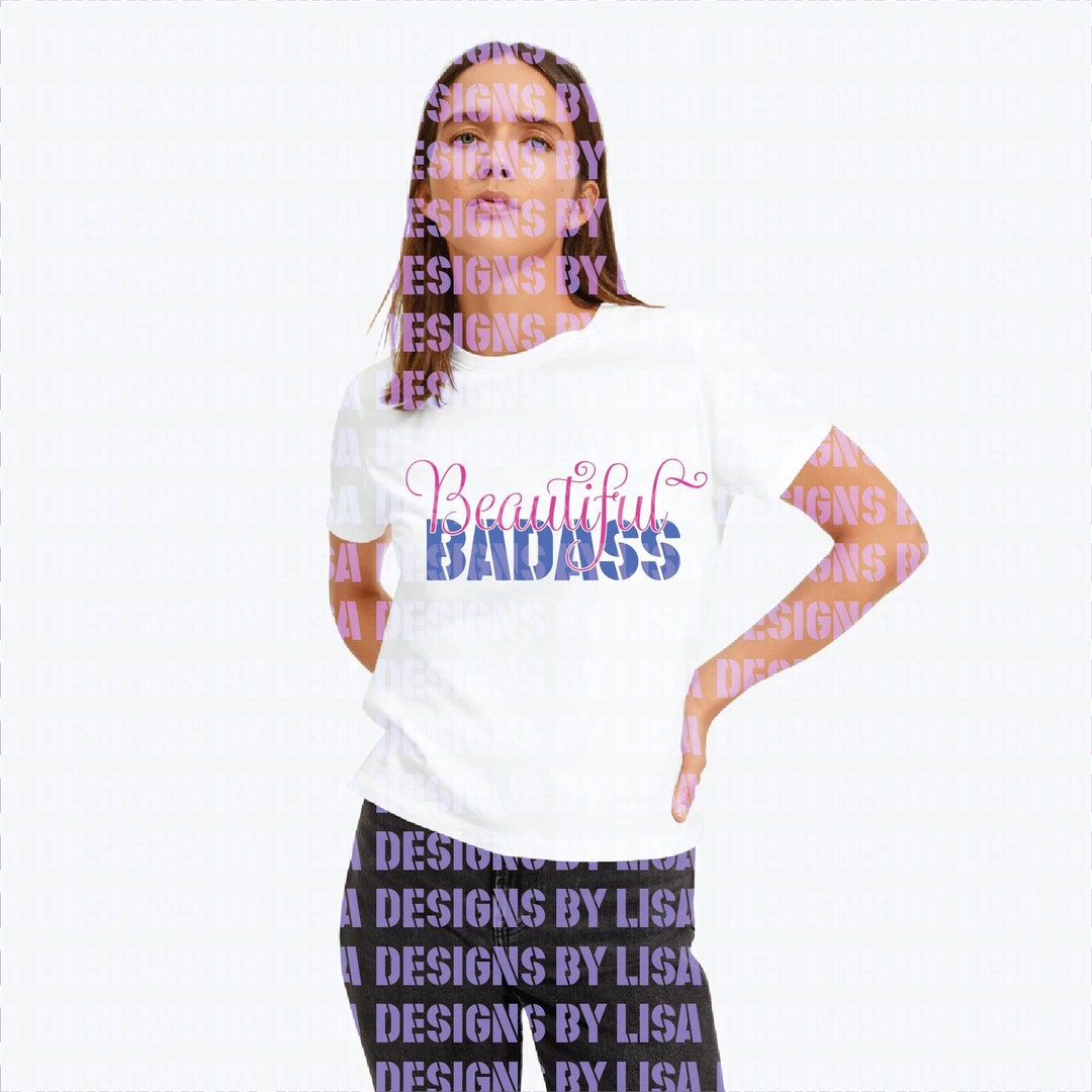 Beautiful Badass, Instant Digital Download SVG Files - Etsy