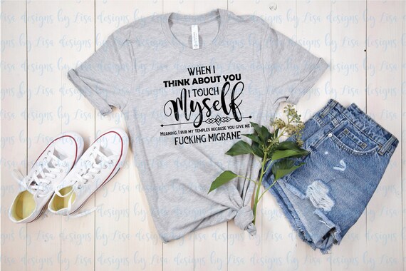 When I Think About You I Touch Myself... Funny Instant Digital - Etsy