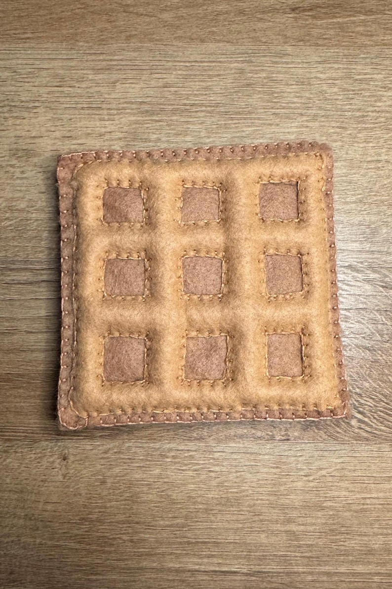 Felt Food - Waffle - Felt Play Food - Etsy