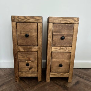 SWS Chunky Bedside Table Nightstand Lamp Table. - Etsy