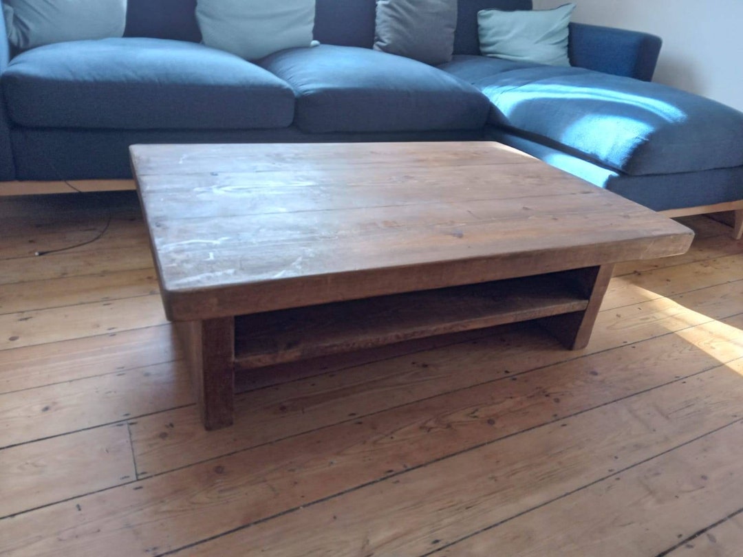 BFS Solid Wood Chunky Coffee Table. Any Size and Dimensions as - Etsy