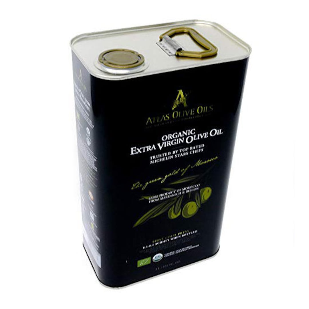 Atlas Organic Extra Virgin Olive Oil 3 Liter Tin - Etsy