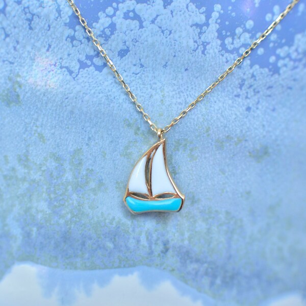 Sail Necklace - Etsy