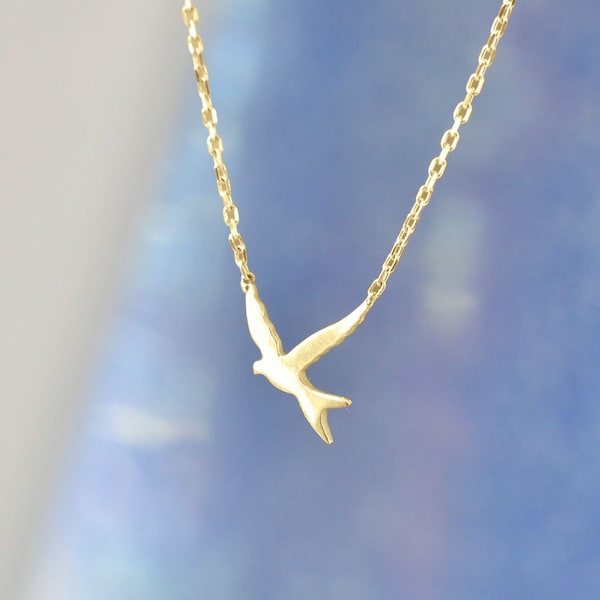 Bird Necklace - Etsy