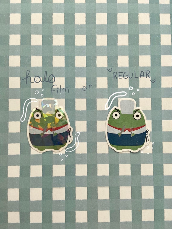 Angry Froggy Chef Sticker Regular or Holo - Etsy