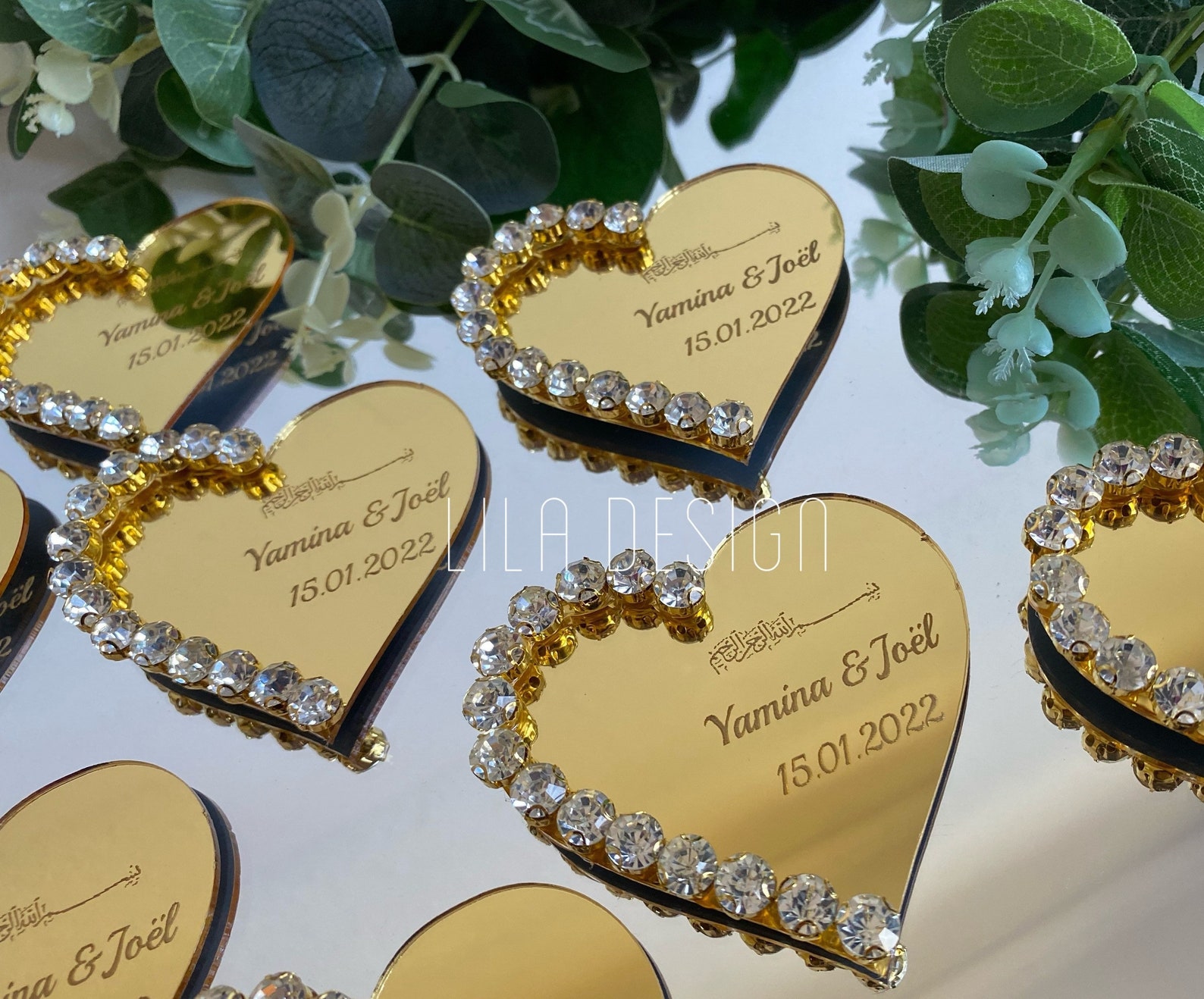 Heart Shape Personalized Wedding Gift Heart Shape Mirror - Etsy