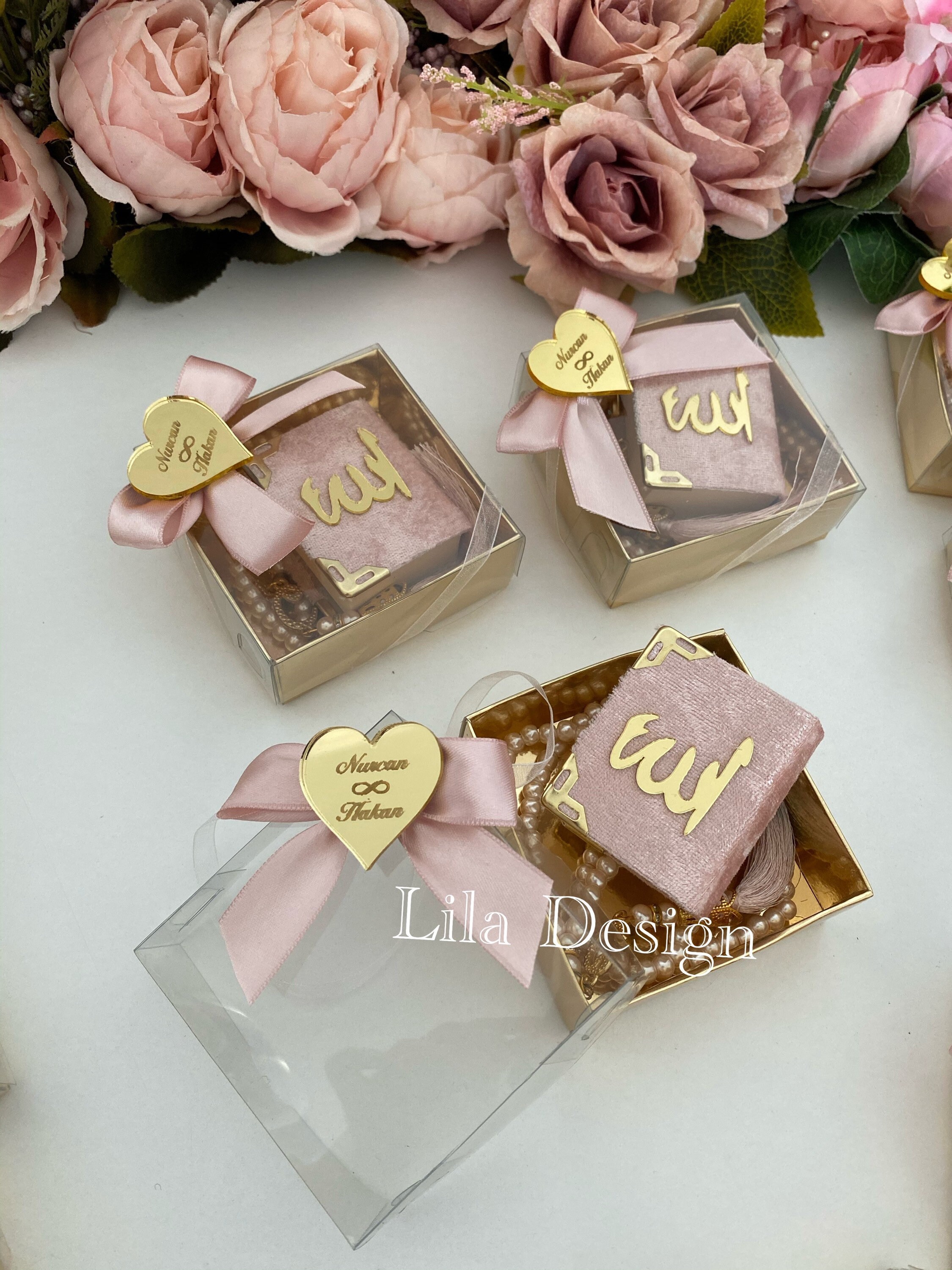 Mini Quran and Tasbeeh Gift set Custom Mini Quran Book Set | Etsy