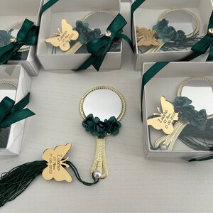Luxury Mirror Favors With Box ,personalized Wedding Favor,gold Mirror ...