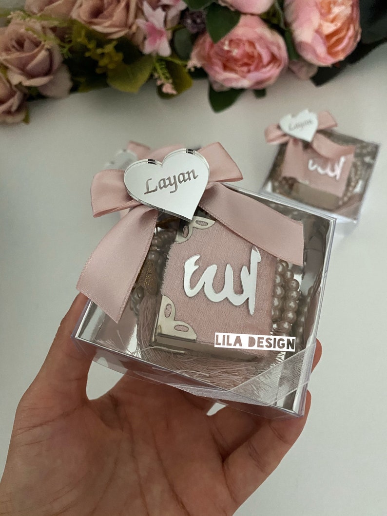 Mini Quran and Tasbeeh Gift set Custom Mini Quran Book Set | Etsy