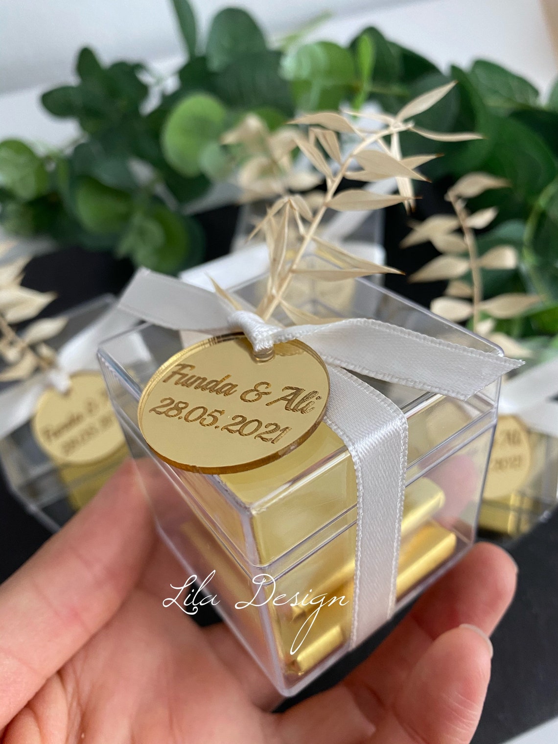 Wedding FavorsChocolate boxcustom candy boxacrylic | Etsy