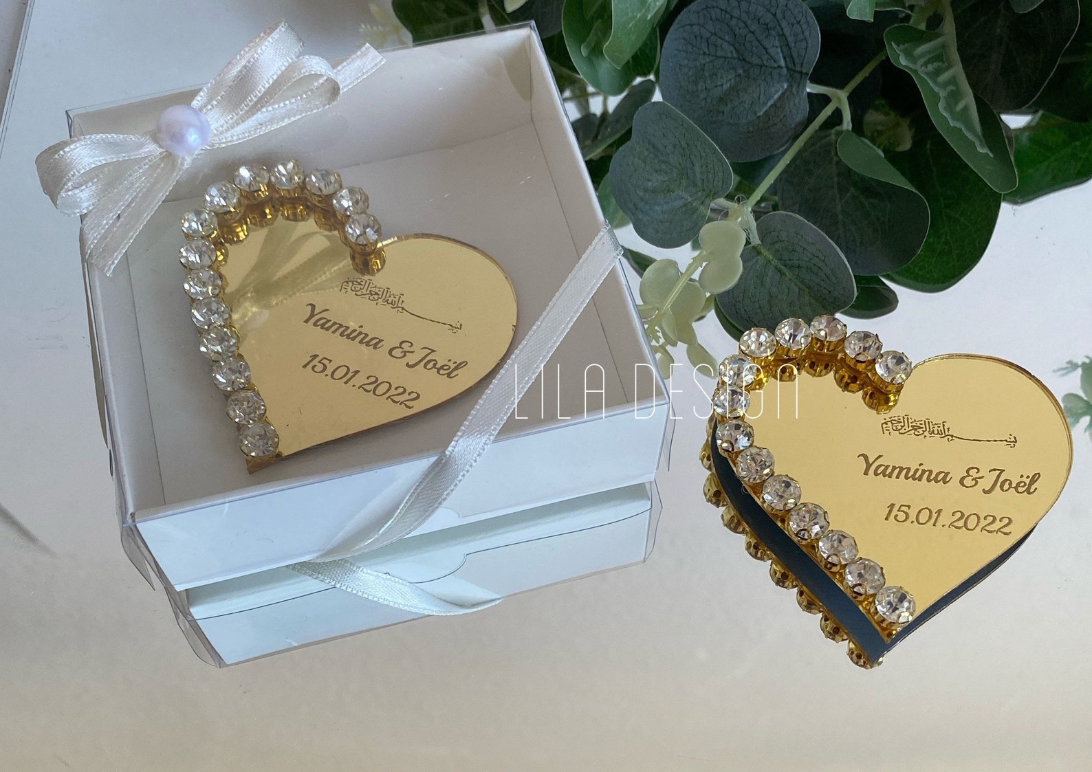 Heart Shape Personalized Wedding Gift Heart Shape Mirror - Etsy