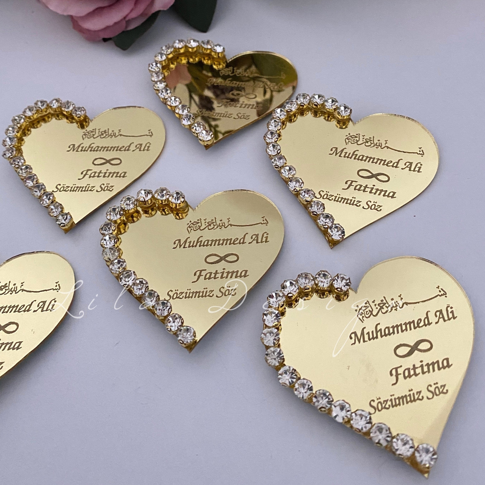 Heart Shape Personalized Wedding Gift Heart Shape Mirror - Etsy