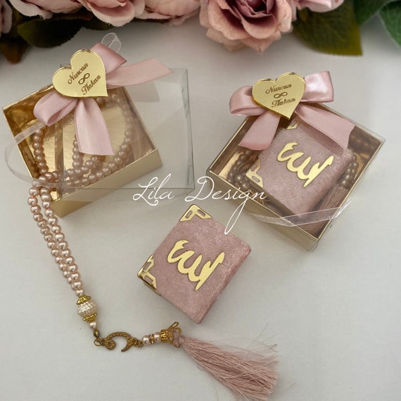 Mini Quran and Tasbeeh Gift Set Custom Mini Quran Book Set - Etsy