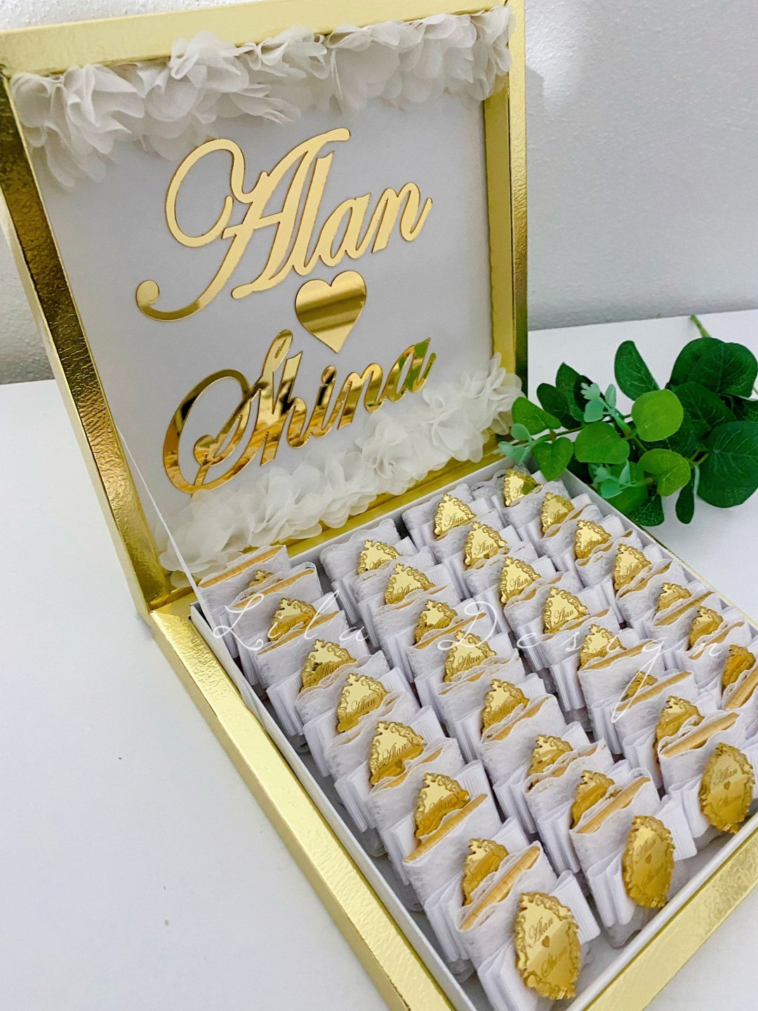 Chocolate Box,personalized Chocolate Favors,personalized Chocolate Gift ...