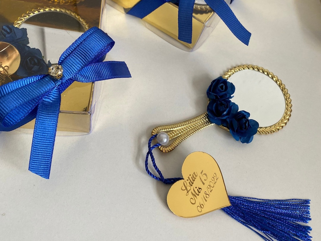 Luxury Mirror Favors With Box ,personalized Wedding Favor,gold Mirror ...