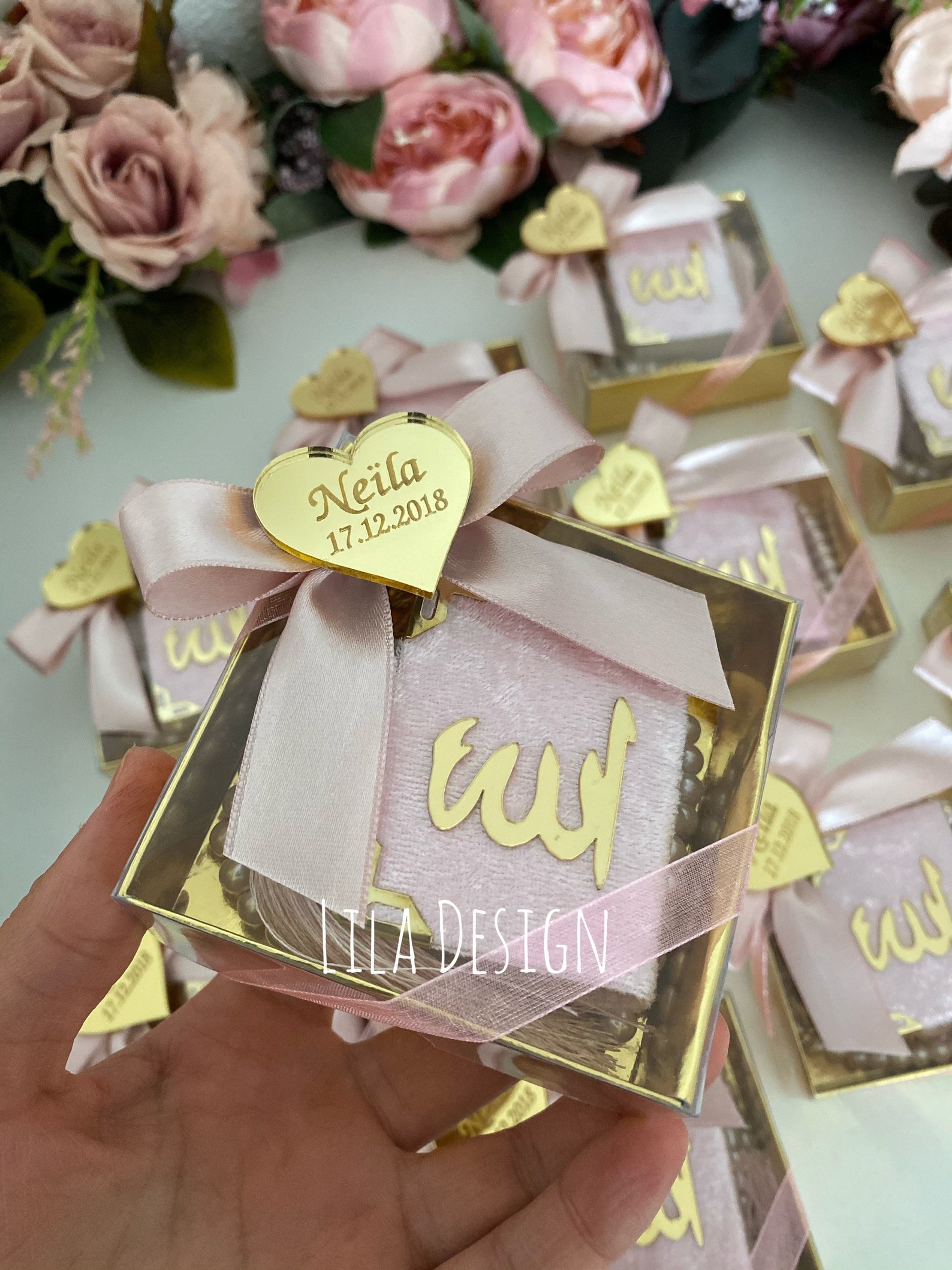 Mini Quran and Tasbeeh Gift set Custom Mini Quran Book Set | Etsy