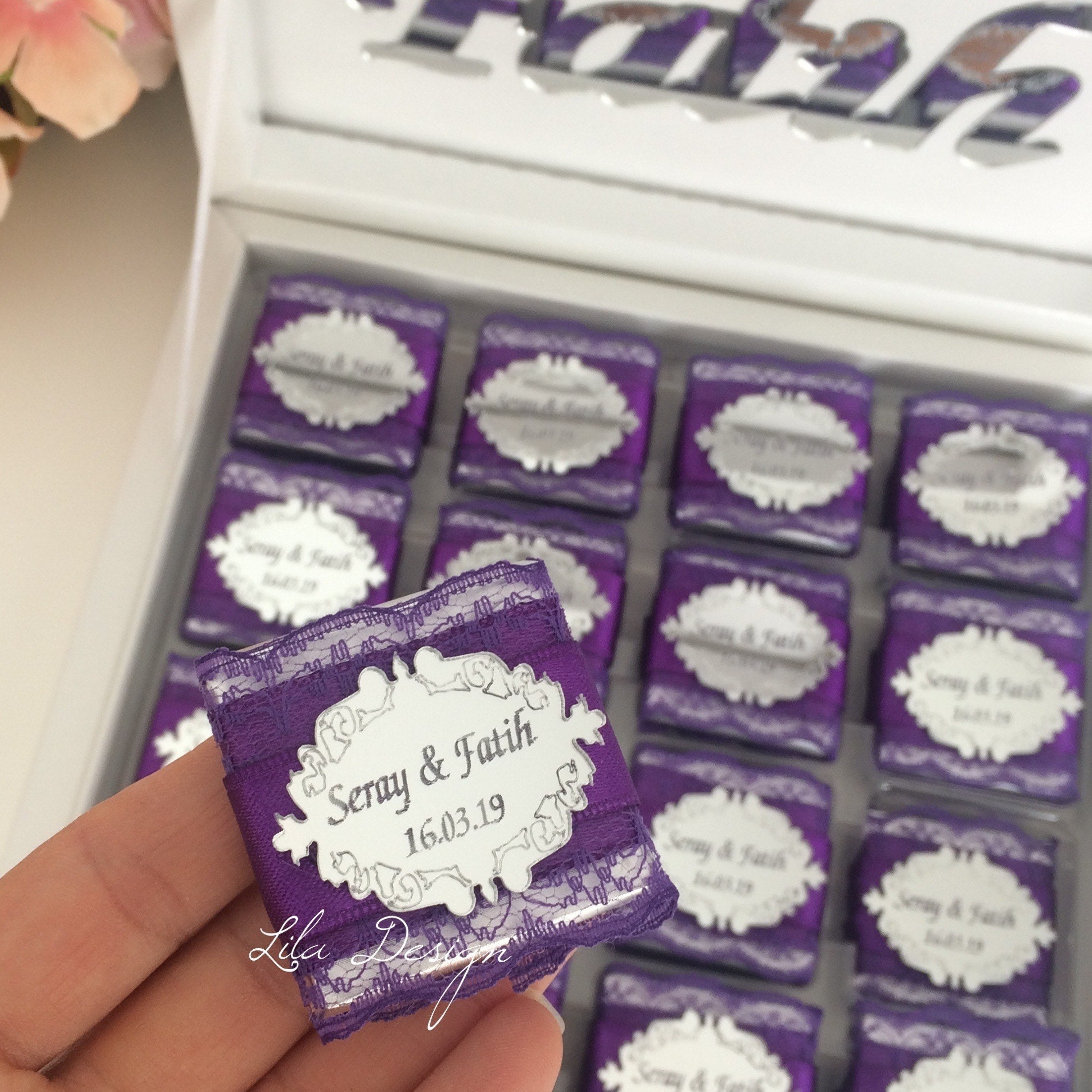 Personalized Chocolate Gift Personalized Chocolate Boxbaby - Etsy