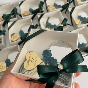 Bridal Shower Favors Mirror, Personalized Guest Favors, Luxury Mirror ...