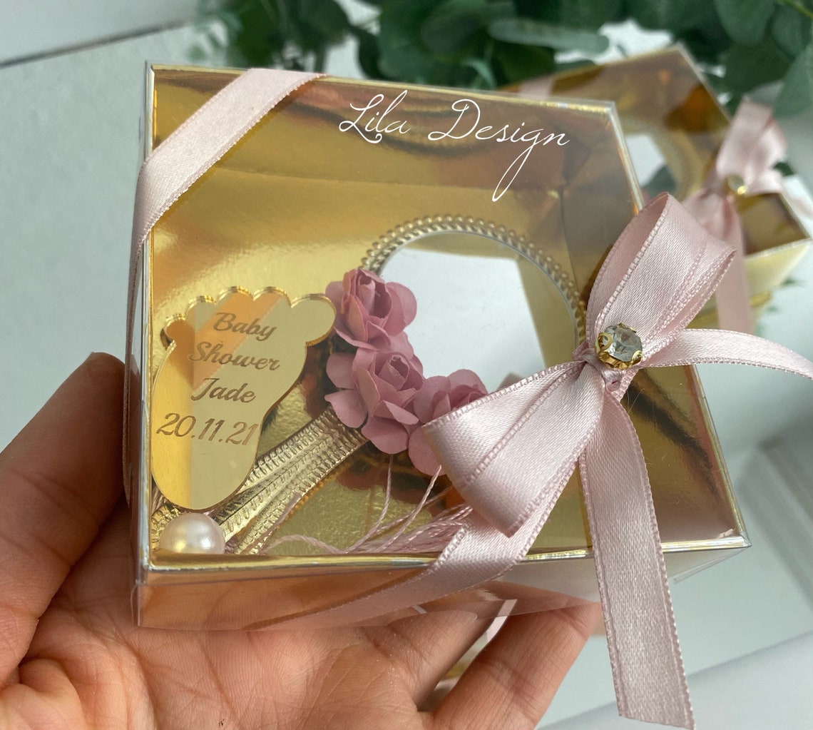 Personalized Mirror Wedding Favor, Bridal Shower, Baby Shower Gift - Etsy