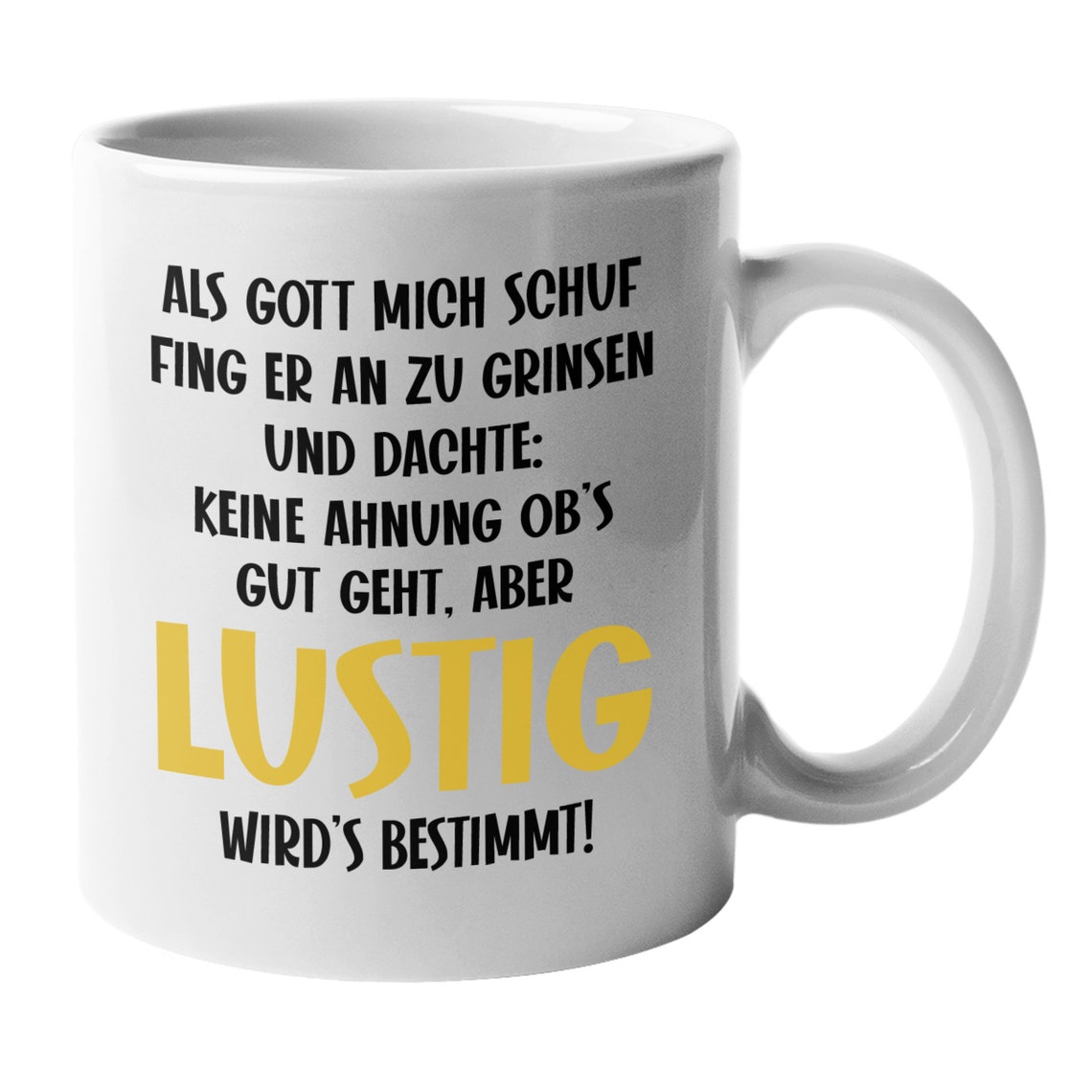 Lustige Tasse Spruch Als Gott Mich Schuf Geschenkidee Familie | Etsy Lustige Tasse Spruch Als Gott Mich Schuf Geschenkidee Familie | Etsy