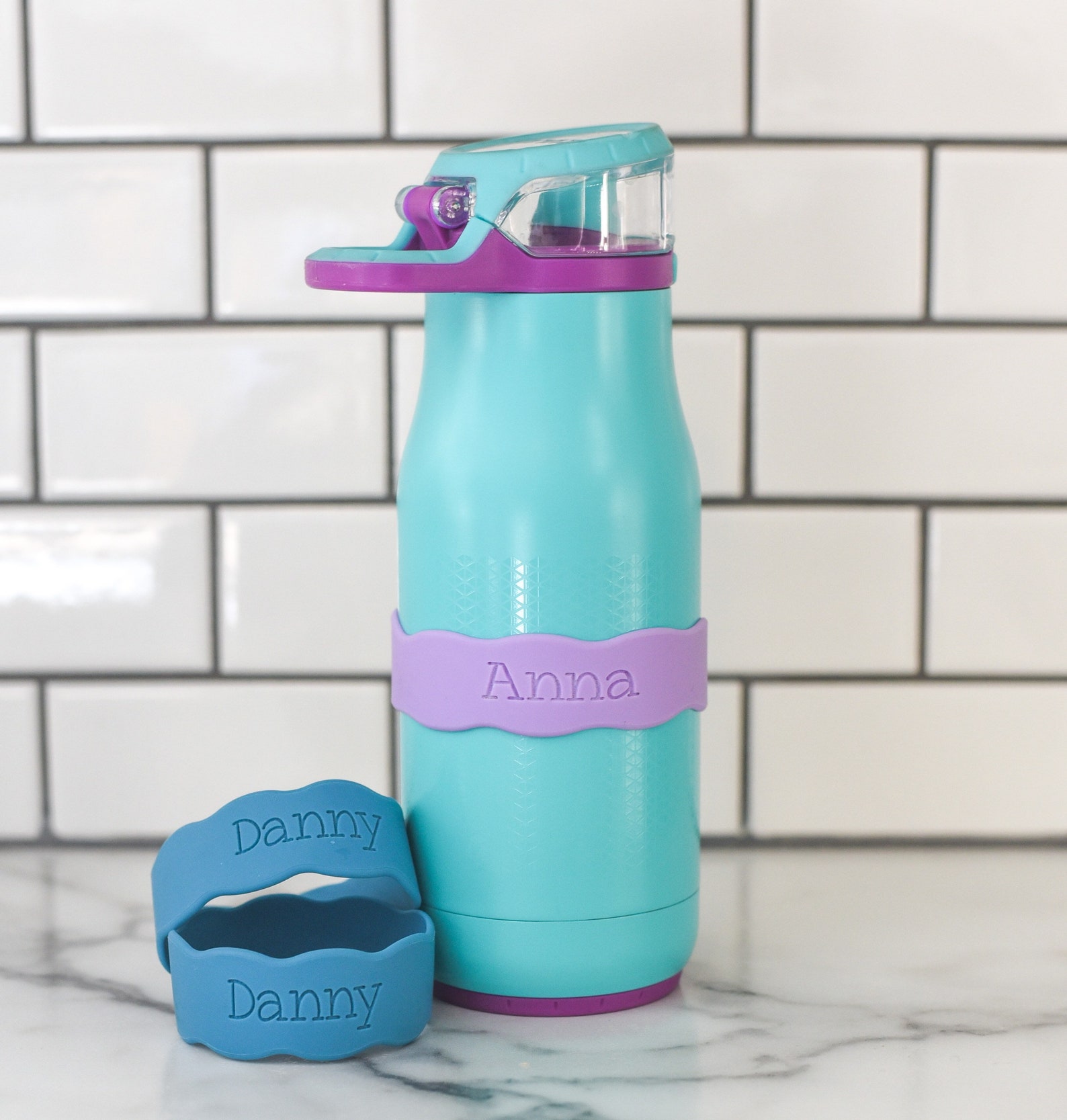 Custom Silicone Bottle Label: Personalized Sippy Cup Band, Custom ...
