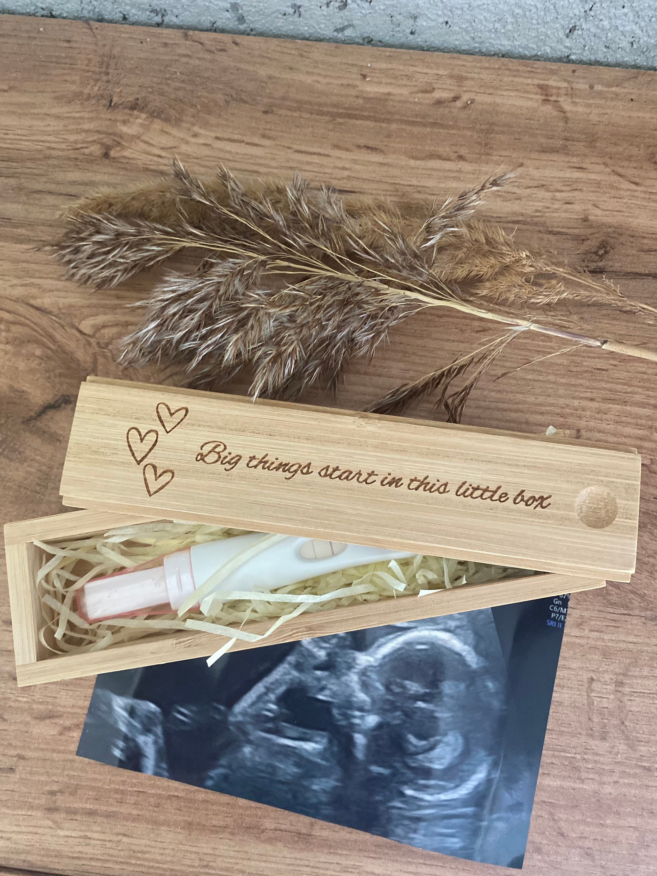 Pregnancy Test Box Baby Announcement Baby Reveal Pregnancy - Etsy