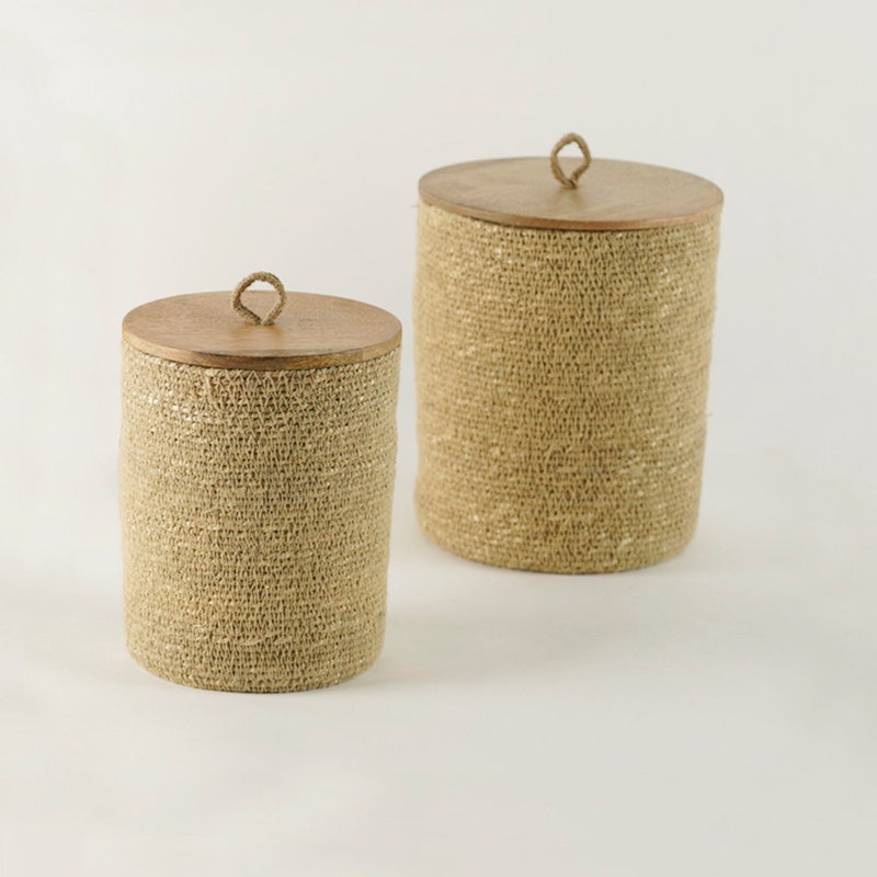 Jute Storage - Etsy