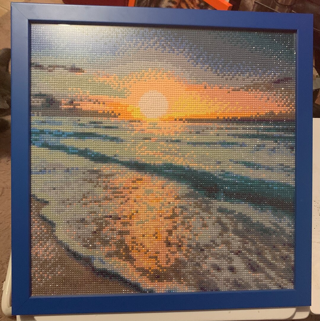 Completed and Framed Diamond Painting - Etsy